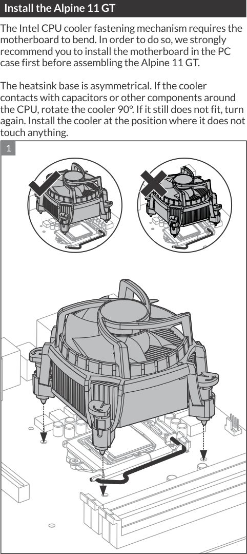 ARCTIC Alpine 11 GT - User Manual